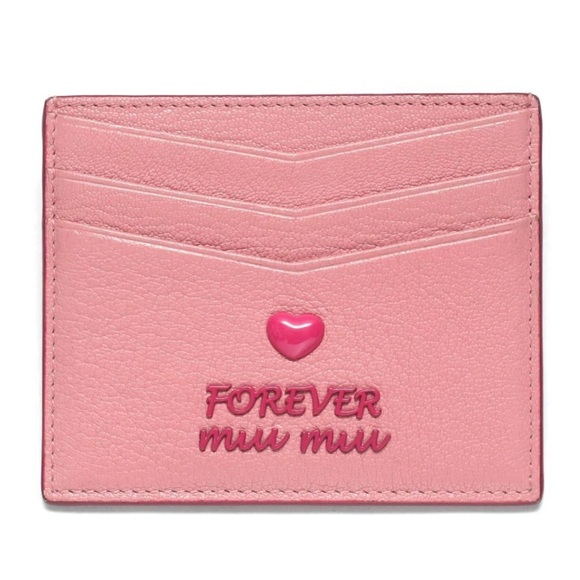 Miu Miu | Bags | Miu Miu Blush Pink Card Holder | Poshmark